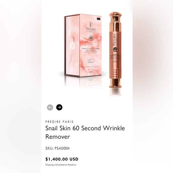 Predire | Skincare | Predire Paris Snail Skin 6 Second Wrinkle Remover ...